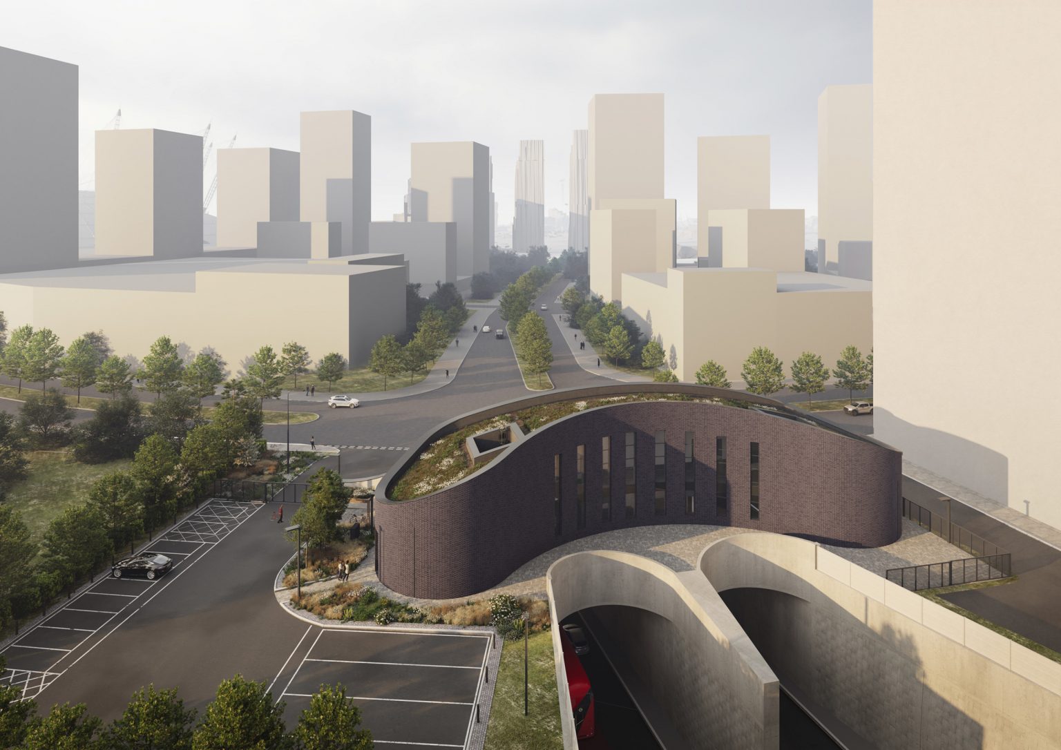 Portal Buildings, Silvertown Tunnel | dRMM Architects